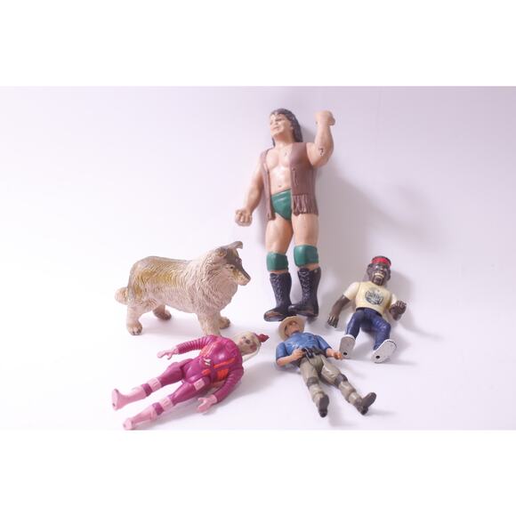 unknown | Toys | Vintage Action Figures Lot Wwf Police Academy Jurassic ...